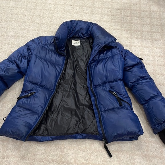 SAM. | Jackets & Coats | Blue Sam Puffer Jacket | Poshmark